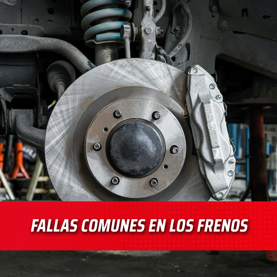 Las fallas comunes en el sistema de frenos