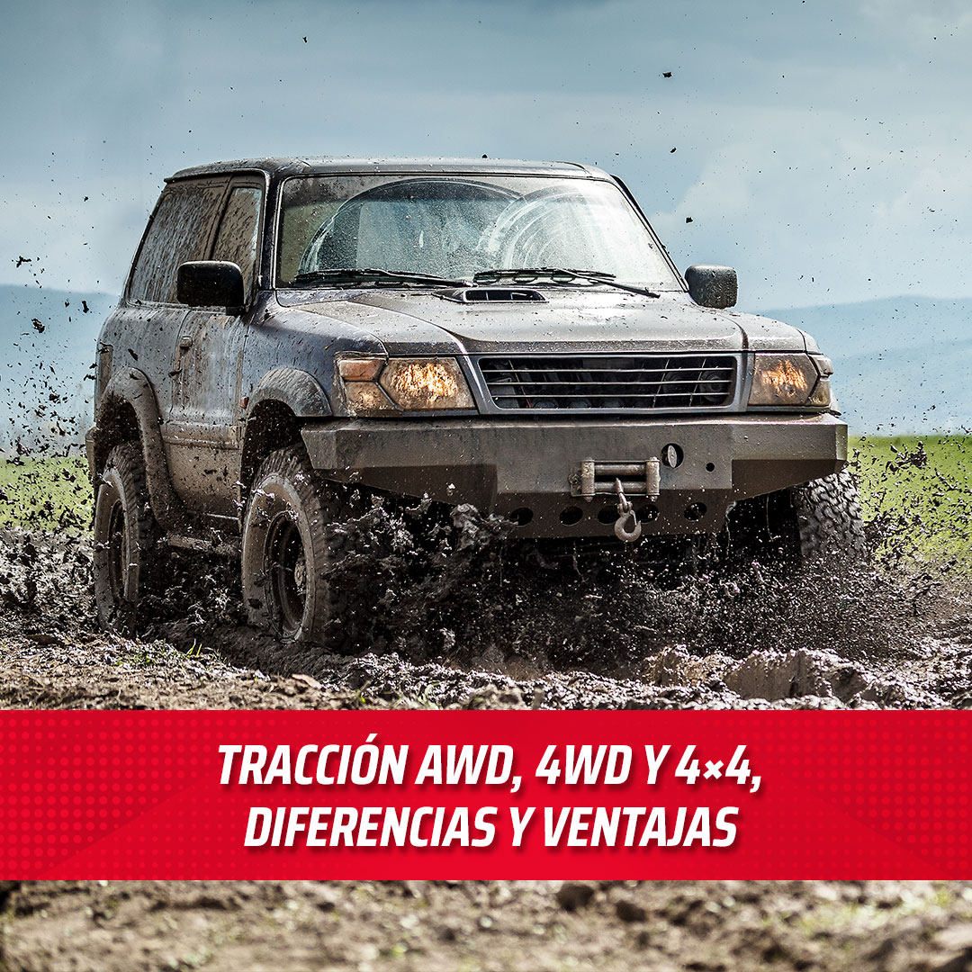 Tracción AWD, 4WD y 4×4, diferencias y ventajas